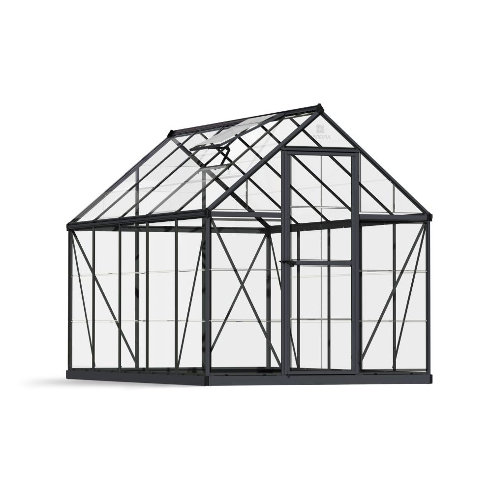 Canopia Harmony Greenhouse - Aluminium Frame & Clear Polycarbonate Pan ...