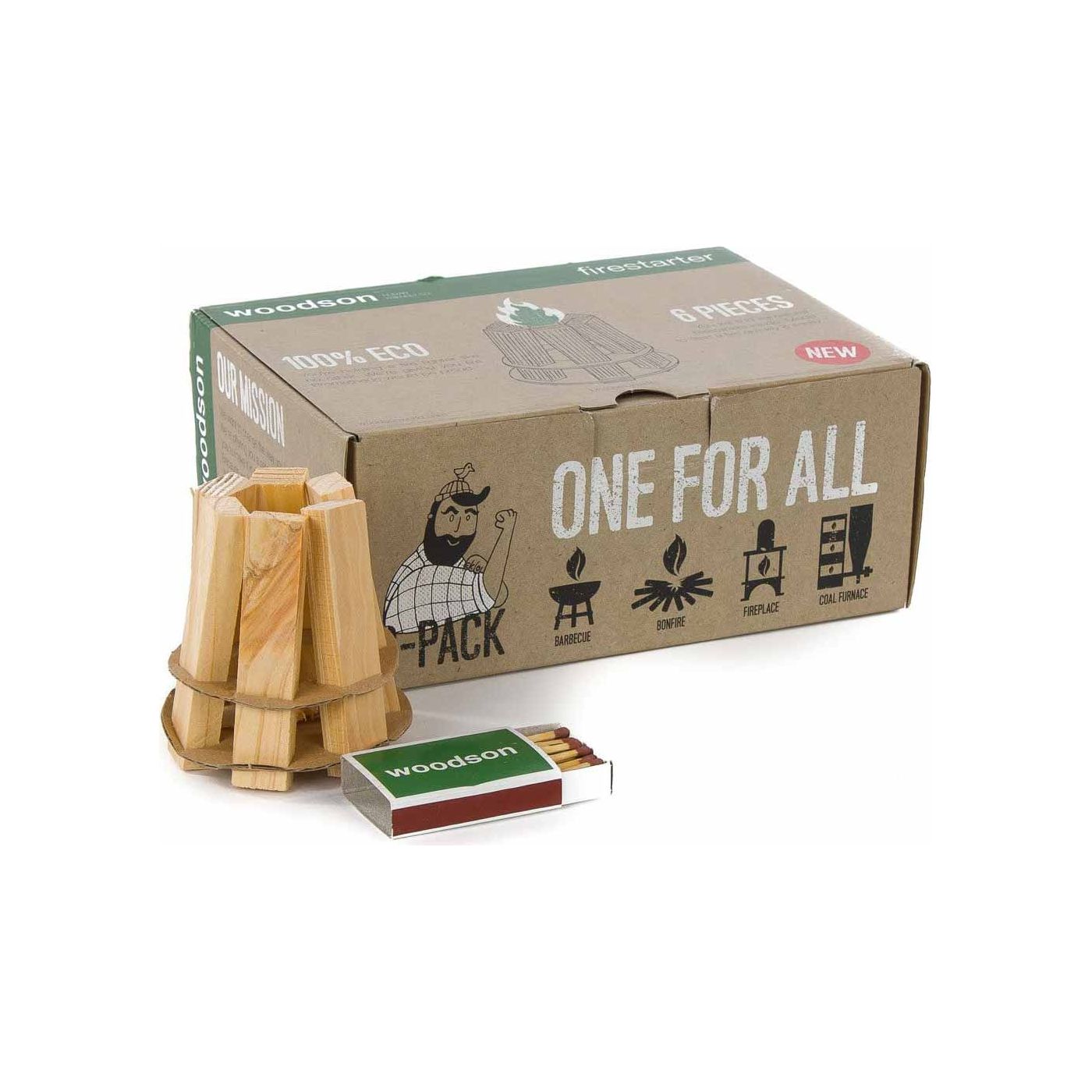 Woodson Firelighters (Box of 6)– Prime Outdoor Store