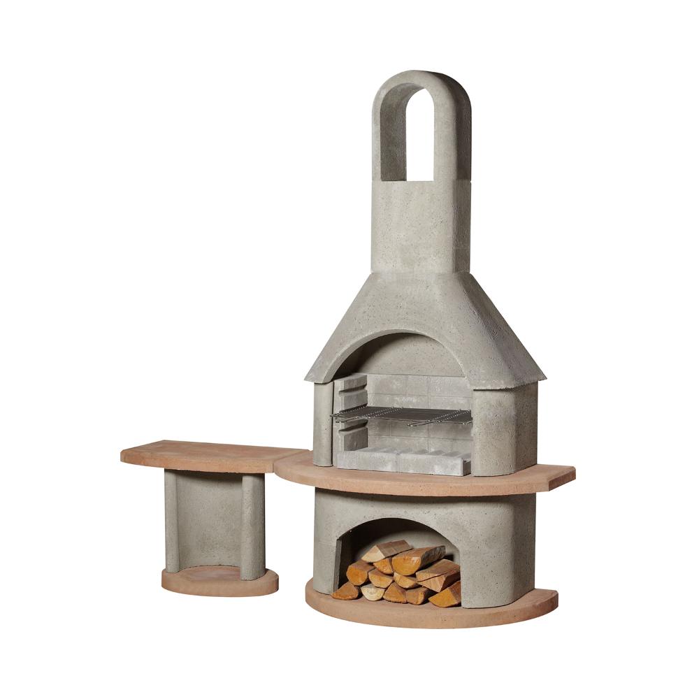 Buschbeck Carmen Masonry Barbecue With Side Table– Prime Outdoor Store