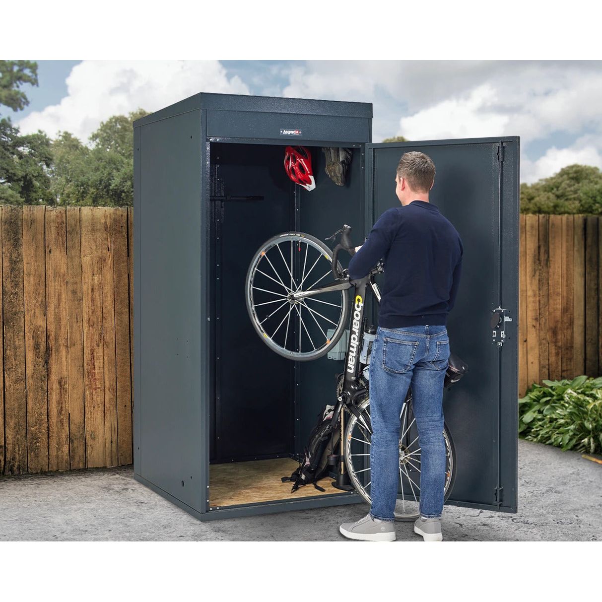 Asgard Vertical Bike Locker - Bike Storage x 1– Prime Outdoor Store