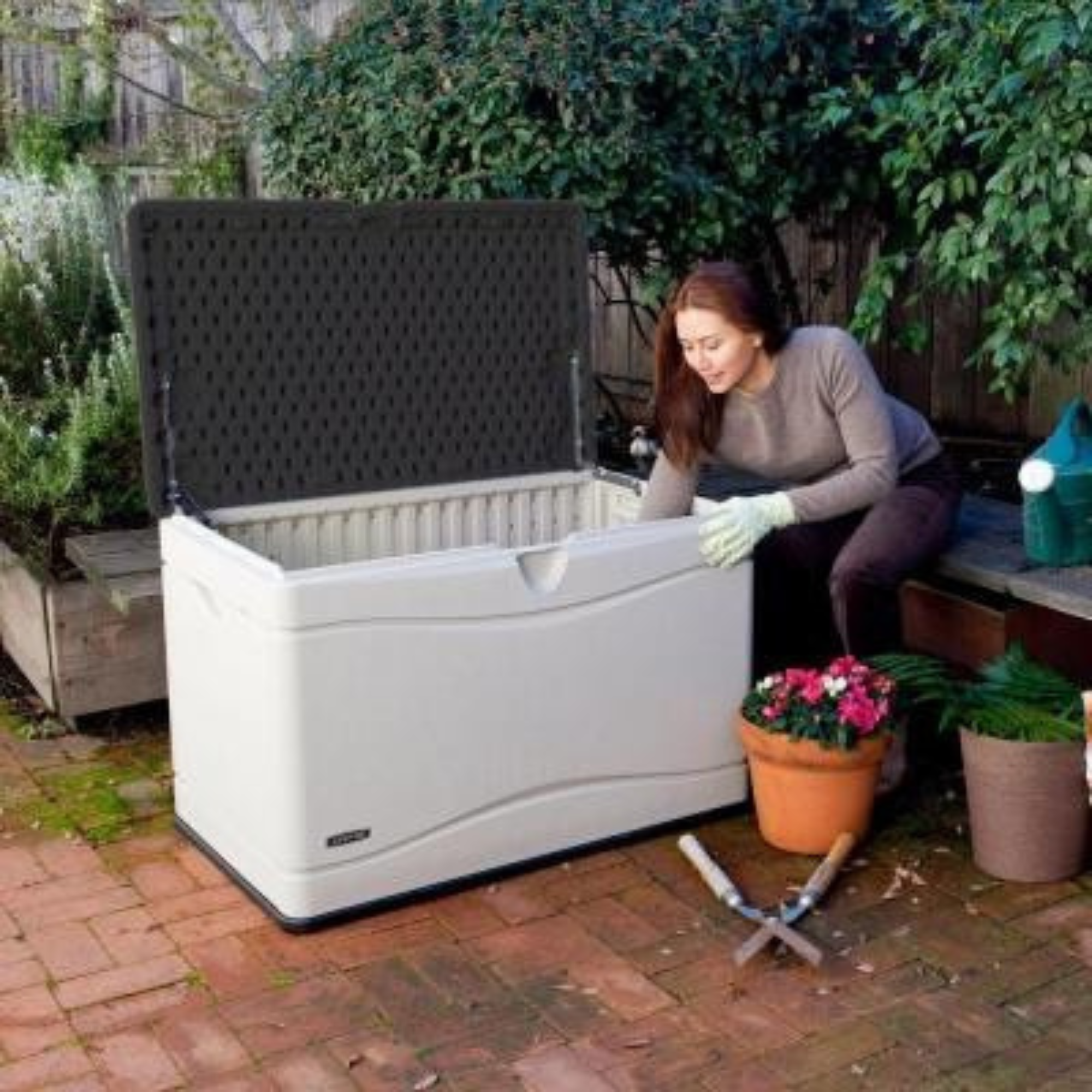 Lifetime 300 Litre Plastic Outdoor Storage Box– Prime Outdoor Store
