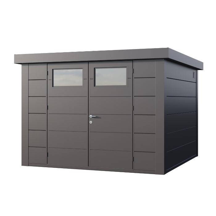 Telluria Eleganto Heavy Duty Steel Shed - 3m x 3m (10x10ft)– Prime ...