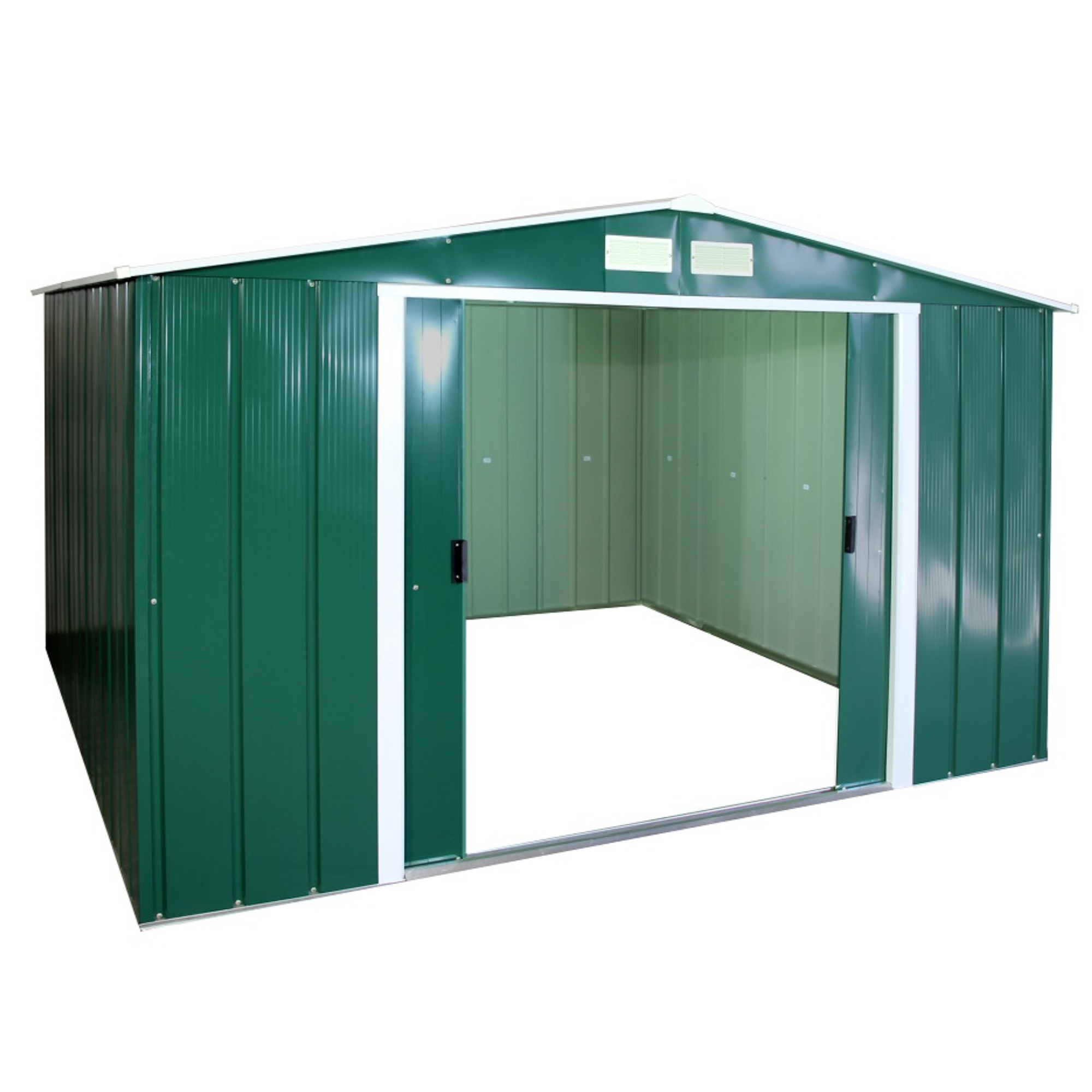 Sapphire Apex Metal Shed (All Size Available)– Prime Outdoor Store