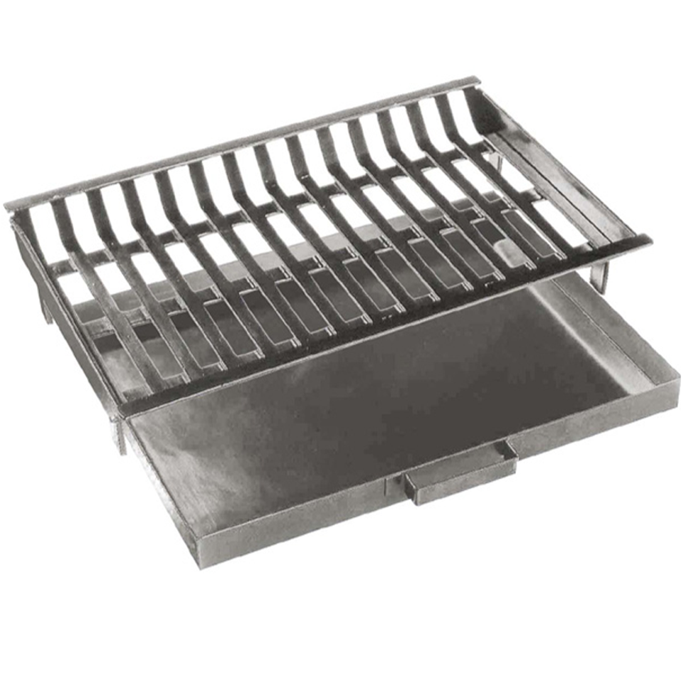 Buschbeck Stainless Steel Fire Grate & Ash Pan– Prime Outdoor Store